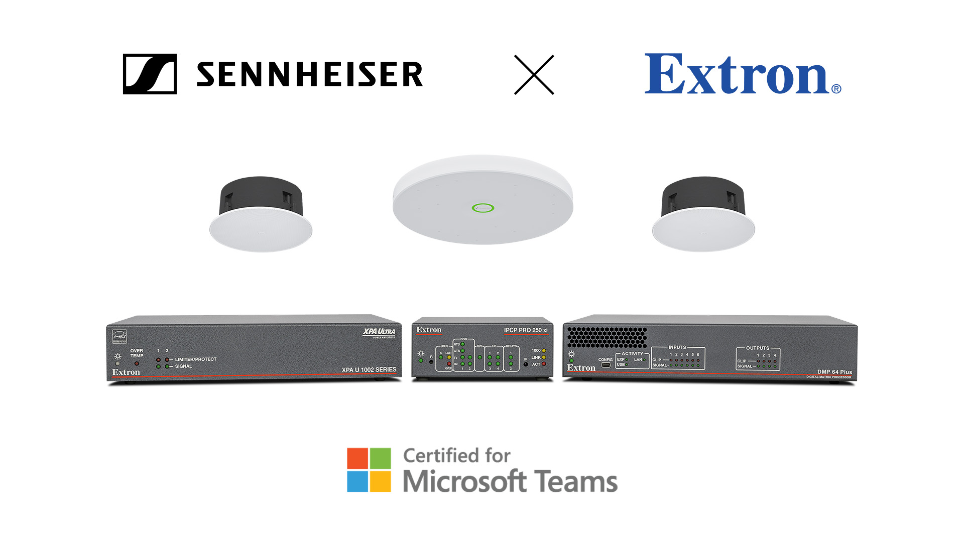 Extron and Sennheiser Introduce New Secure, AI-Ready Enterprise Solutions Certified for ...